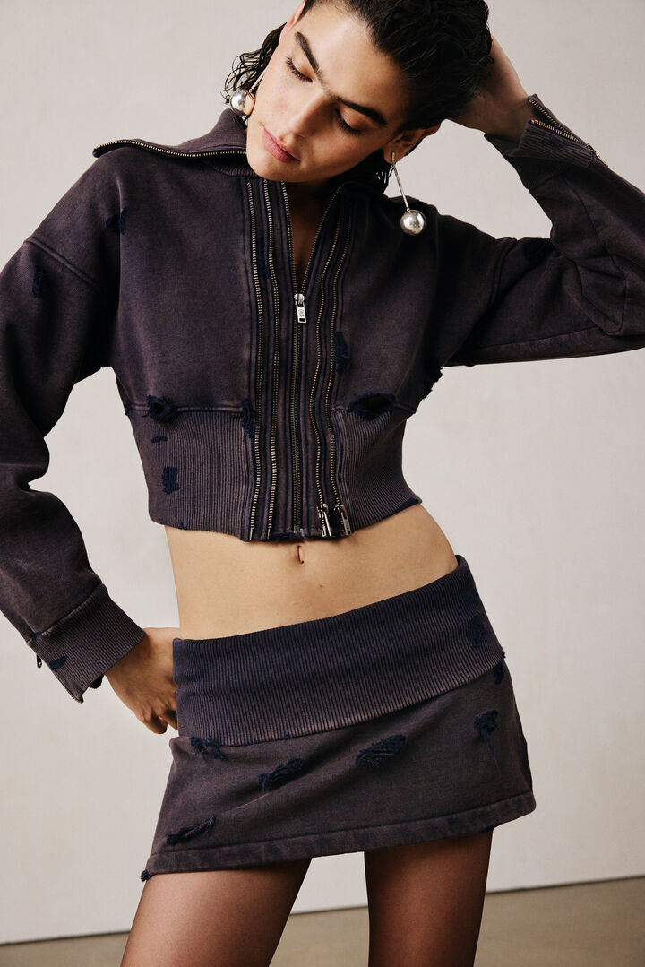 Studio mini skirt with zipper Women's I Desigual.com