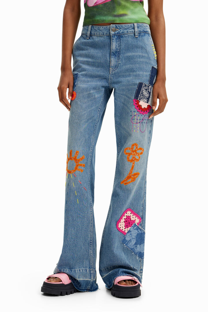 Jeans flare Tyler McGillivary da donna | Desigual.com