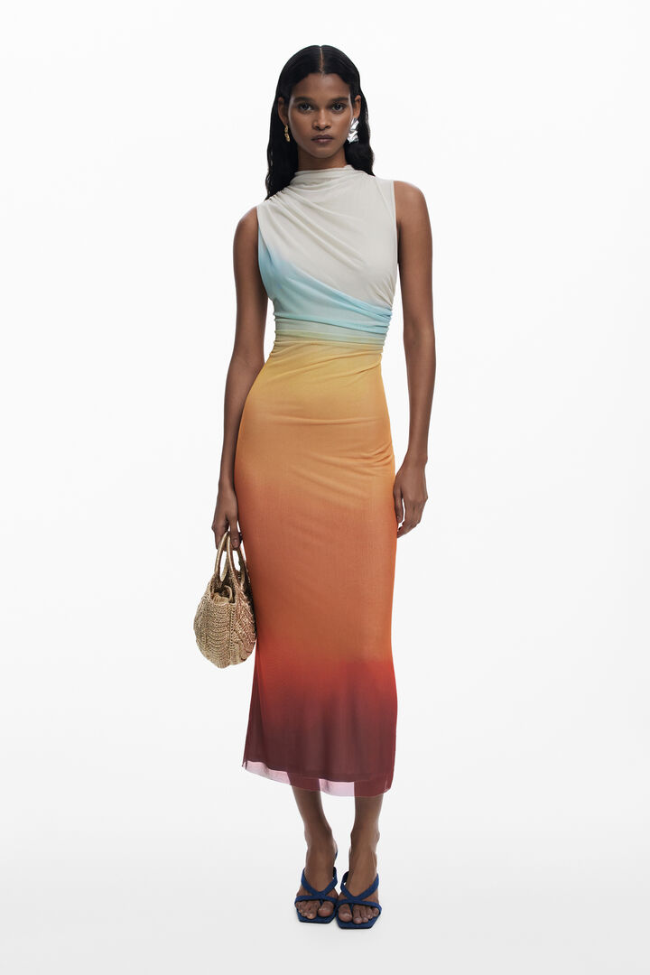 Ombre tulle dress women's I Desigual.com