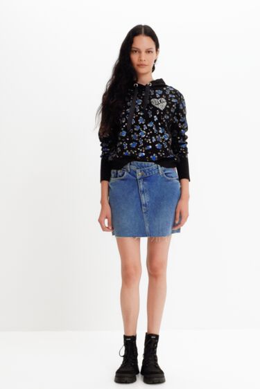 Shiny studded jumper | Desigual.com