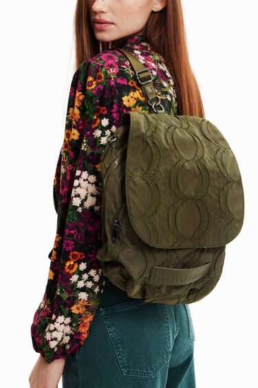 Multi-position circle backpack | Desigual.com