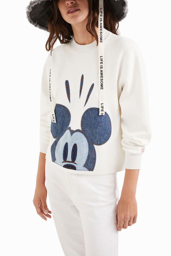 Mickey Mouse patchwork jumper | Desigual.com