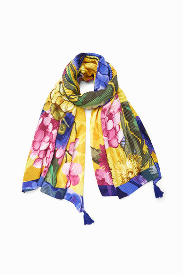 Rectangular foulard flowers | Desigual.com